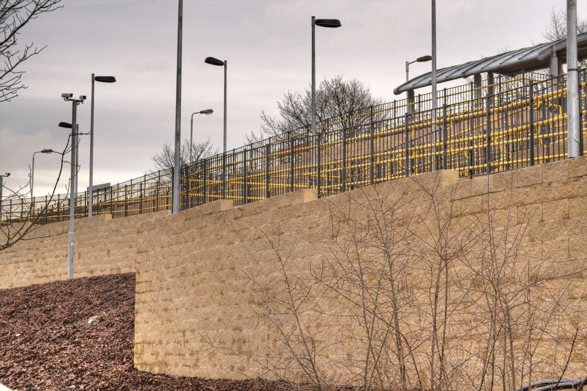 Images for Keystone retaining wall system, Littleborough Station