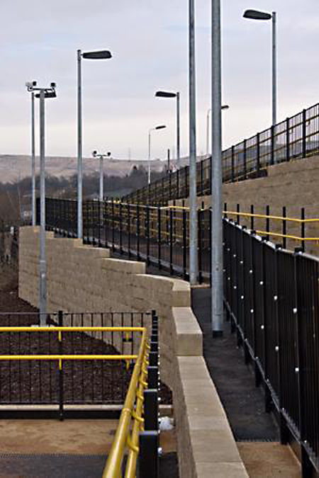 Images for Keystone retaining wall system, Littleborough Station