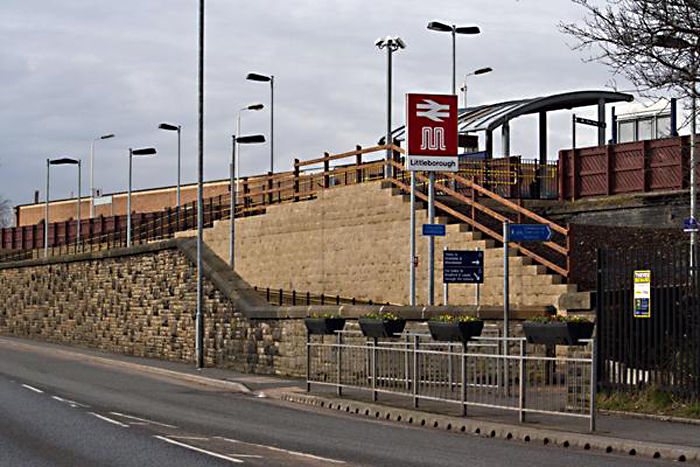 Images for Keystone retaining wall system, Littleborough Station