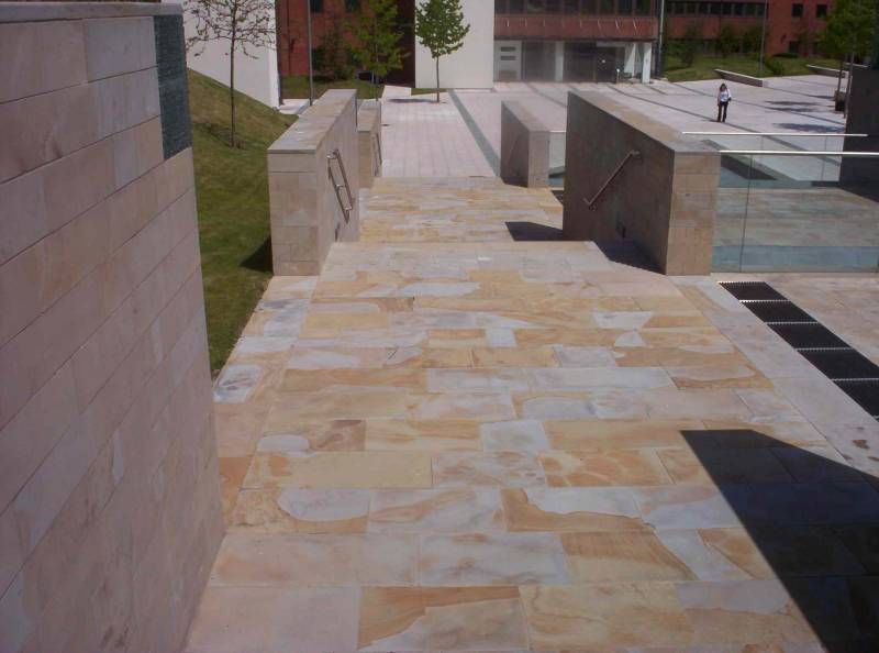 Images for Buff Grey Sawn Yorkstone Paving