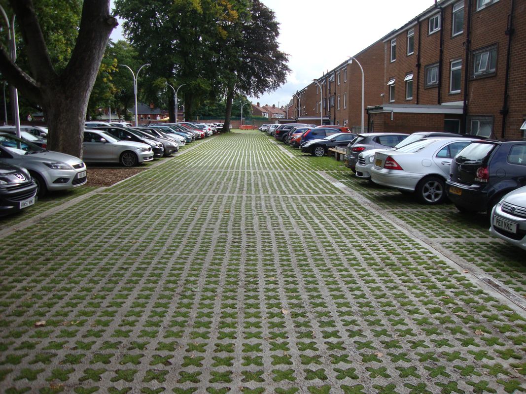 Grasscrete® permeable cellular concrete paver system | Images