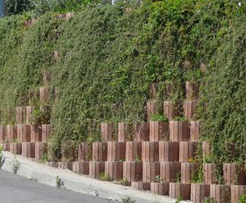 Concrete open cell modules for retaining walls | EXTERNAL WORKS