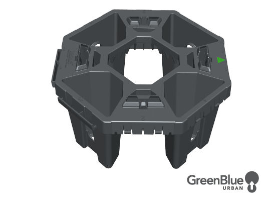StrataCell - recycled plastic soil cell for tree root pavement support ...