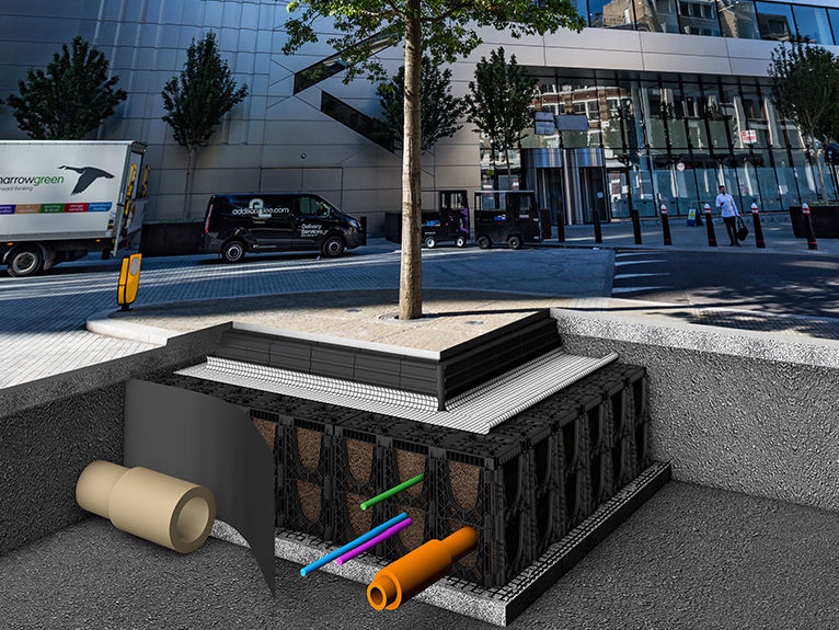 RootSpace® - soil support system for urban trees | Images