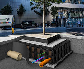 RootSpace® soil support system for urban trees | GreenBlue Urban Ltd ...