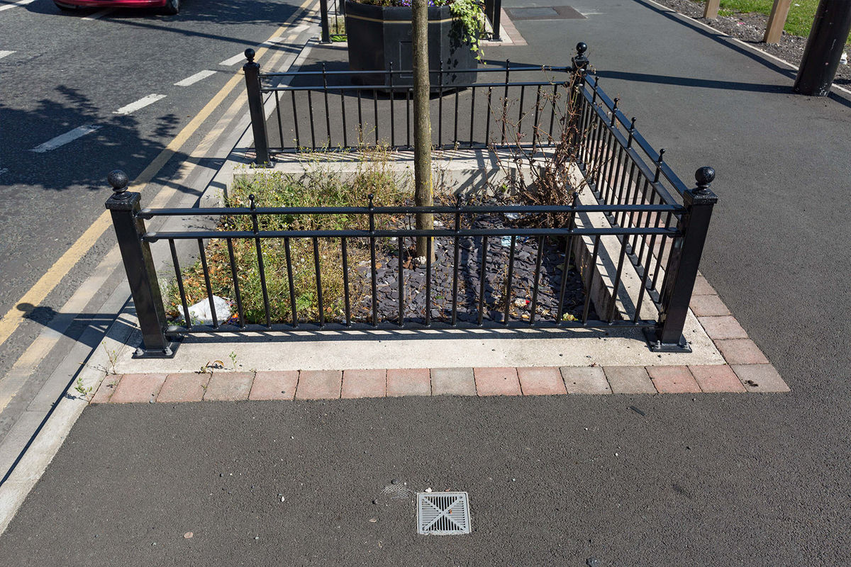 SuDS tree pit solution for town centre alterations | GreenBlue Urban ...