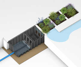 HydroPlanter™ - rainwater bio-retention modular planter | GreenBlue ...