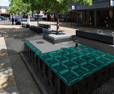 RootSpace Ocean® pavement support system | GreenBlue Urban Ltd