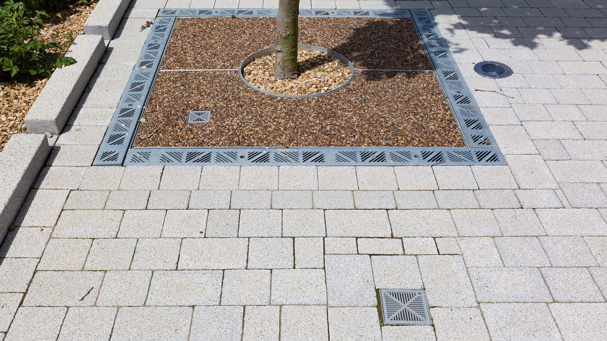 Images for ArborFlow tree pits and rain gardens for mixed use site