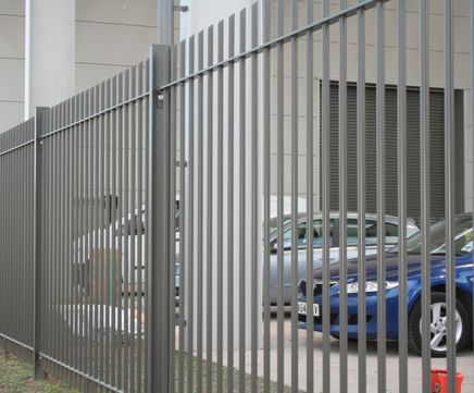 Roundex® steel boundary fencing | IAE
