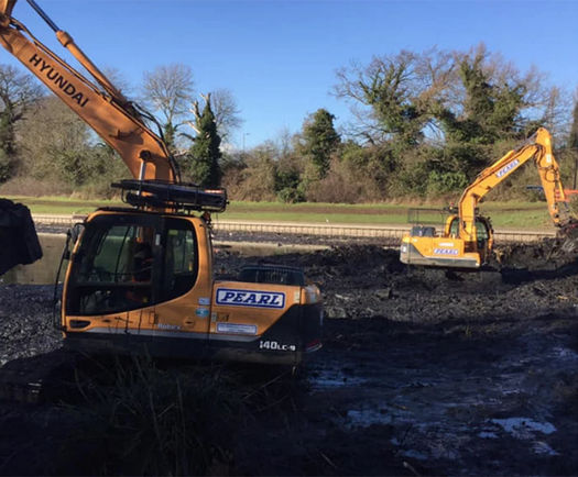 Reed removal and desilting - Netteswell Pond, Harlow | Hugh Pearl (Land ...