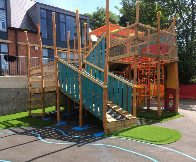 Bespoke climbing structures and play towers | Theories Landscapes