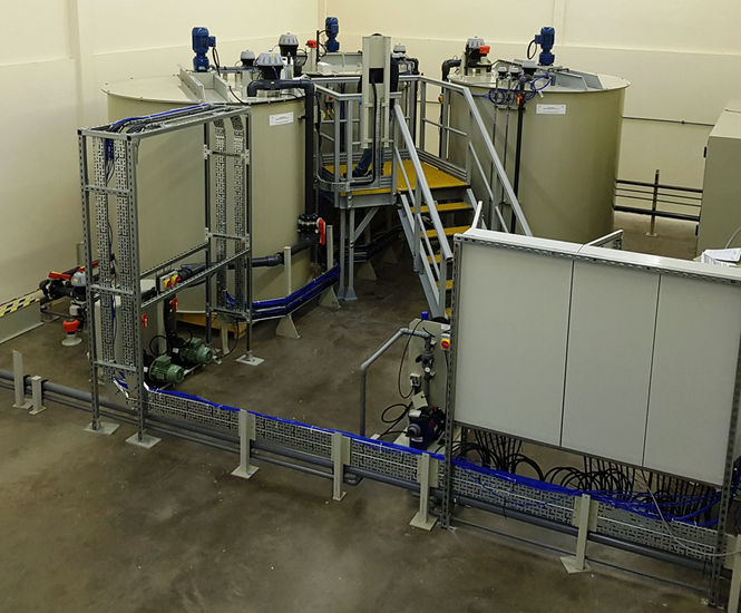 Wastewater treatment plant to treat laboratory liquids | H+E UK