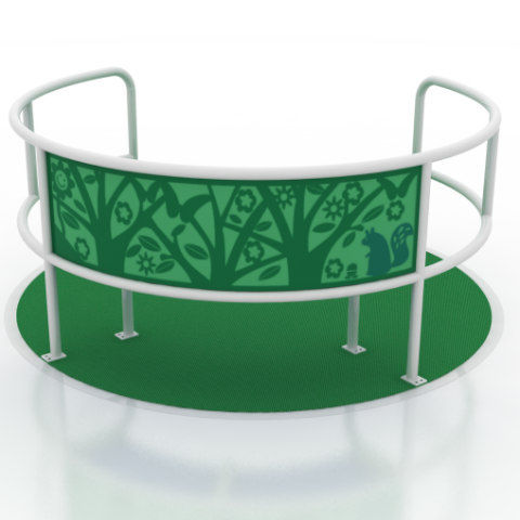 Wheelspin Inclusive Play Roundabout | Jupiter Play | ESI External Works