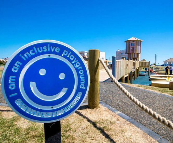 Inclusive playground at Bath House Meadow | Jupiter Play