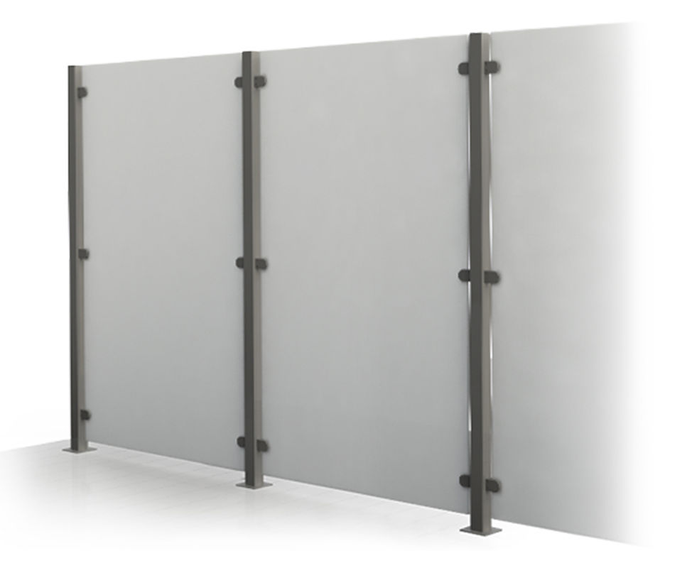 Glass or metal modular privacy screens for balconies | Images