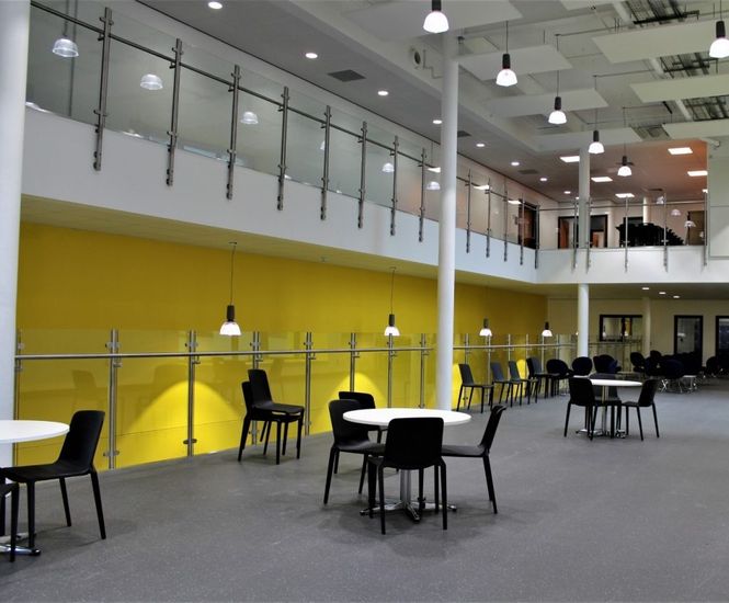 Full balustrade package - Abbeygate College | BA Systems