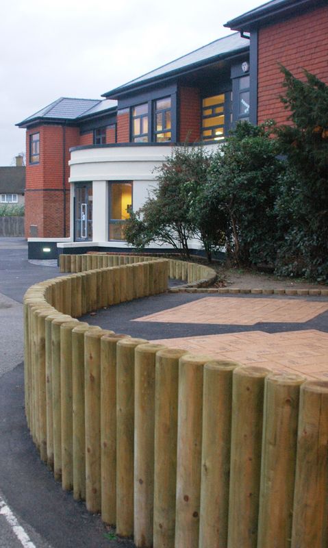 Images for Unilog Pro™ machine-round timbers for retaining walls