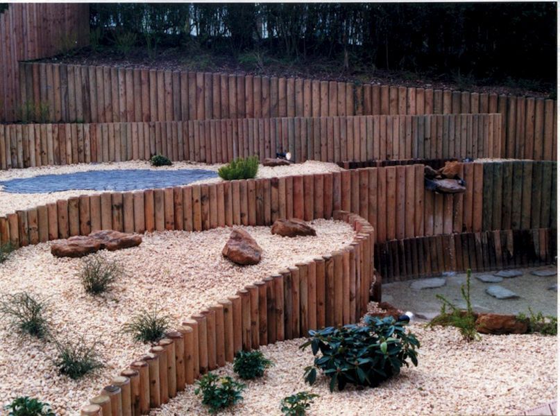 Images for Unilog Pro™ machine-round timbers for retaining walls