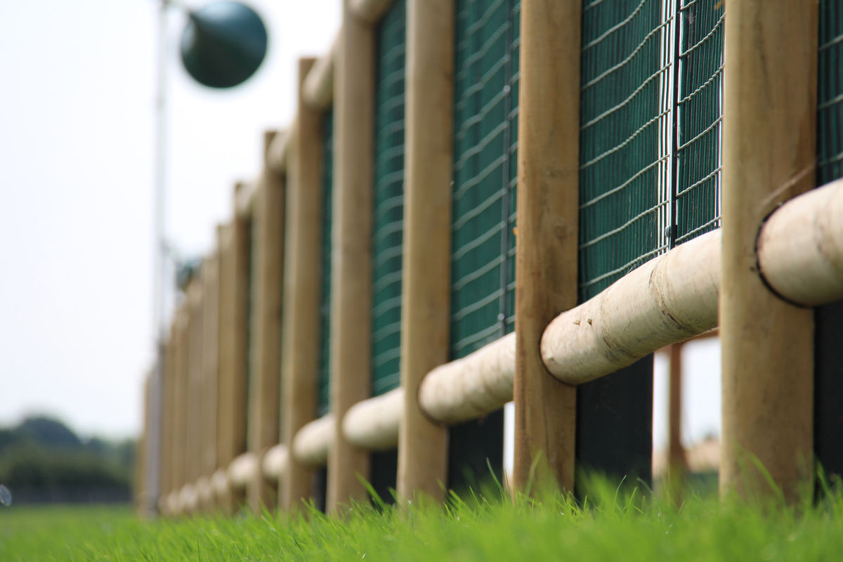 Machine-rounded timber for Goodwood viewing platforms | Images