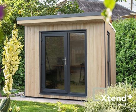 Xtend 2.5+ energy-efficient timber garden office | Forest Garden