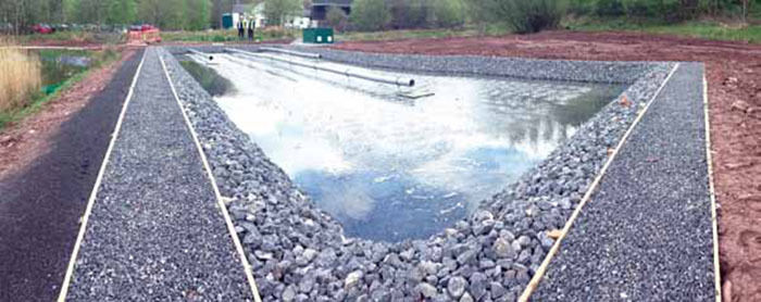 Aerated vertical flow reed bed for Highland Spring | ARM Ltd | ESI ...