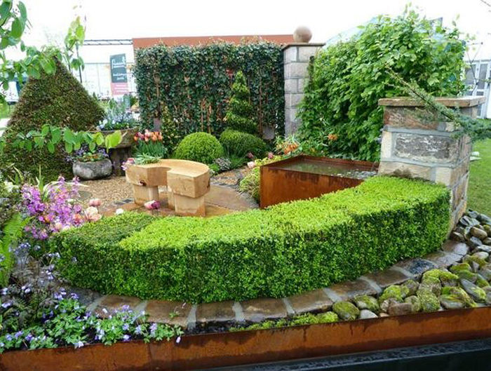 Bespoke corten steel planters | EverEdge | ESI External Works