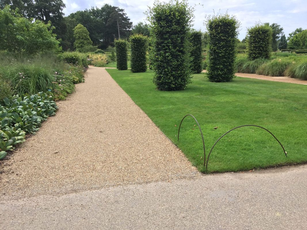 Titan steel pathway edging - RHS Wisley gardens | Images