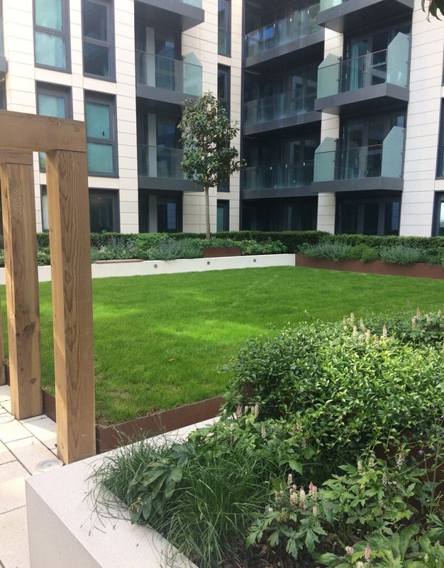 Images for Corten landscape edging - Sovereign Court, Hammersmith