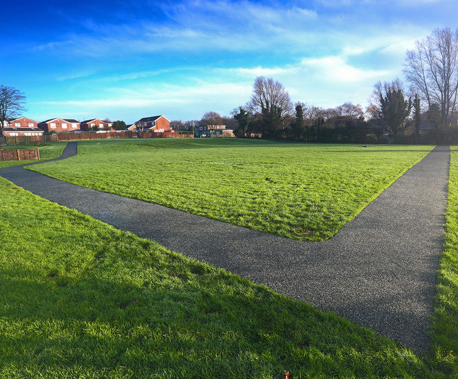 Daily mile tracks for schools and children's play areas | DCM Surfaces