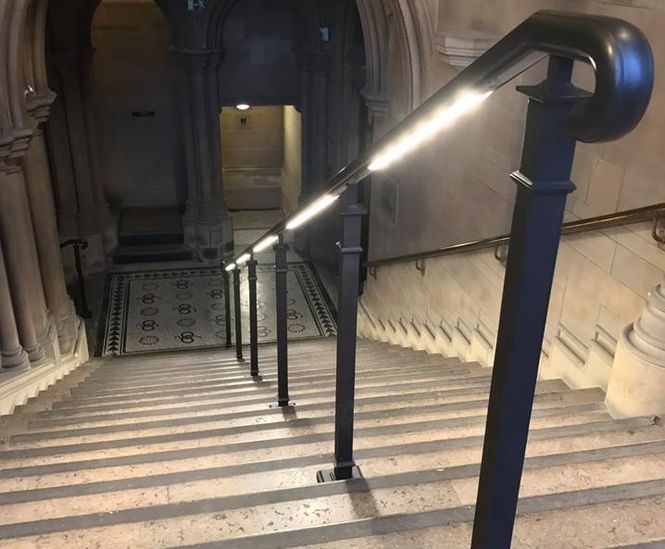Bespoke bronze handrails for Whitworth Gallery | TOPP & CO