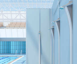 Surface-mounted shower panels | Horne Engineering | ESI Interior Design