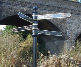 Traditional fingerposts | Fitzpatrick Woolmer | ESI External Works