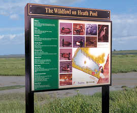 Outdoor interpretation signs | EXTERNAL WORKS