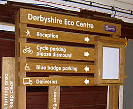 Wayfinding ladder signs | Fitzpatrick Woolmer | ESI External Works