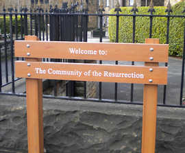 Wayfinding ladder signs | Fitzpatrick Woolmer | ESI External Works