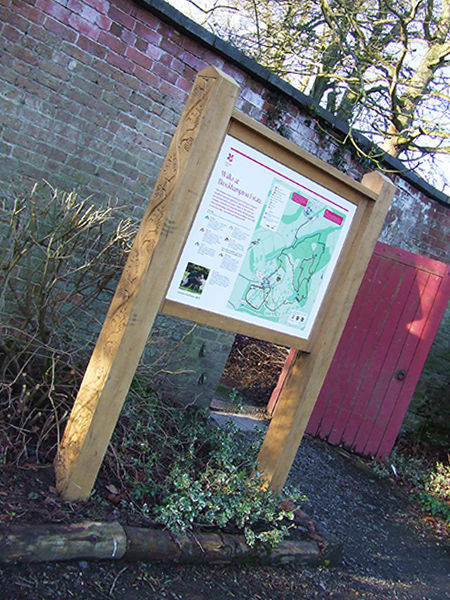 Images for Bespoke carved oak signage scheme at Brockhampton Estate