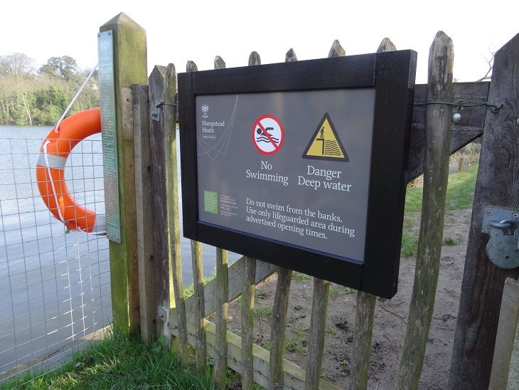 Information panels and warning signs for swimming ponds | Fitzpatrick ...