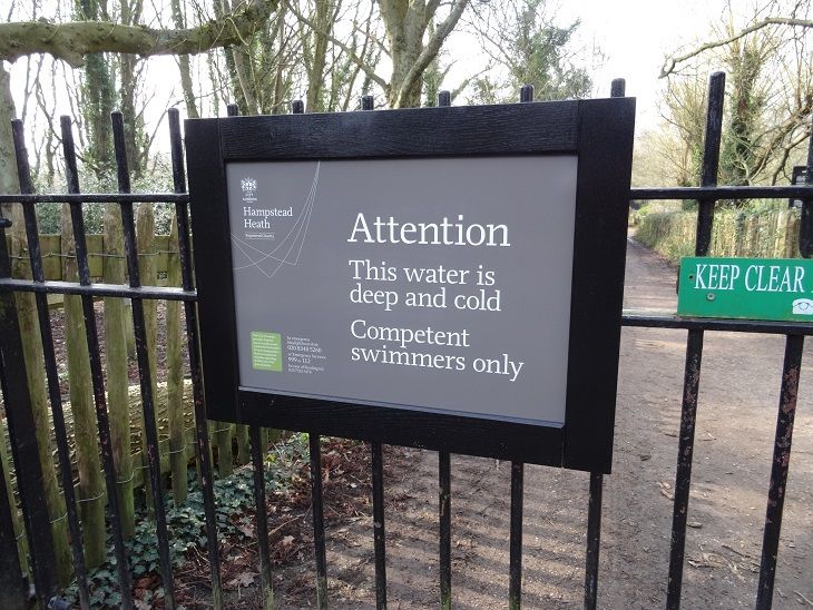 Images for Information panels and warning signs for swimming ponds