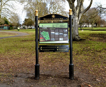 Outdoor interpretation signs | EXTERNAL WORKS