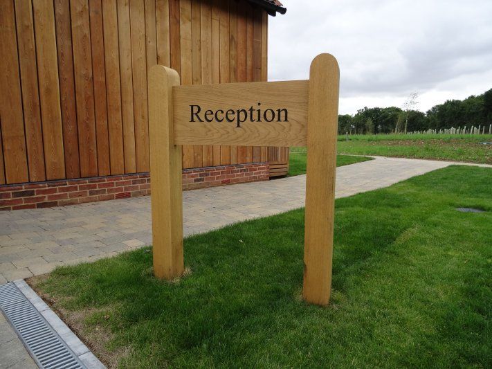 Images for Oak signage for natural burial ground - Old Park Meadow