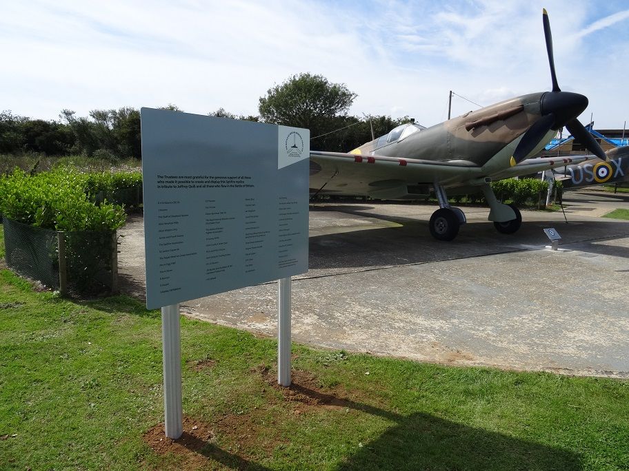 Signage for The Battle of Britain Memorial Trust | Images