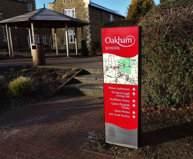 Suite of high-profile signage solutions - school campus | Images