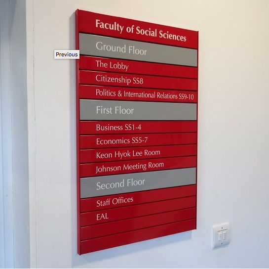 Suite of high-profile signage solutions - school campus | Images