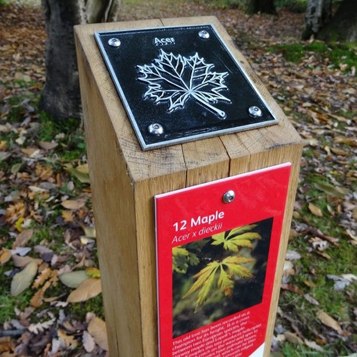 Waymarker posts for activity trails | Images