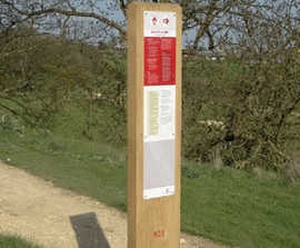 Waymarker posts for mountain bike safety | Fitzpatrick Woolmer | ESI ...