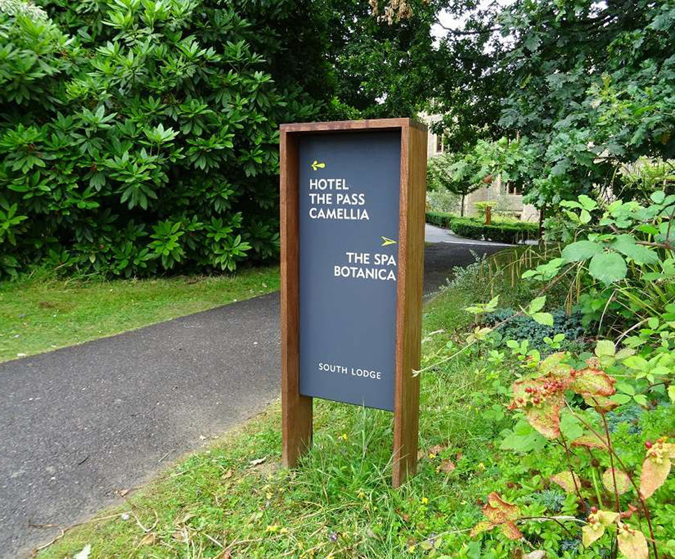 Images for External directional signage for exclusive hotel and spa
