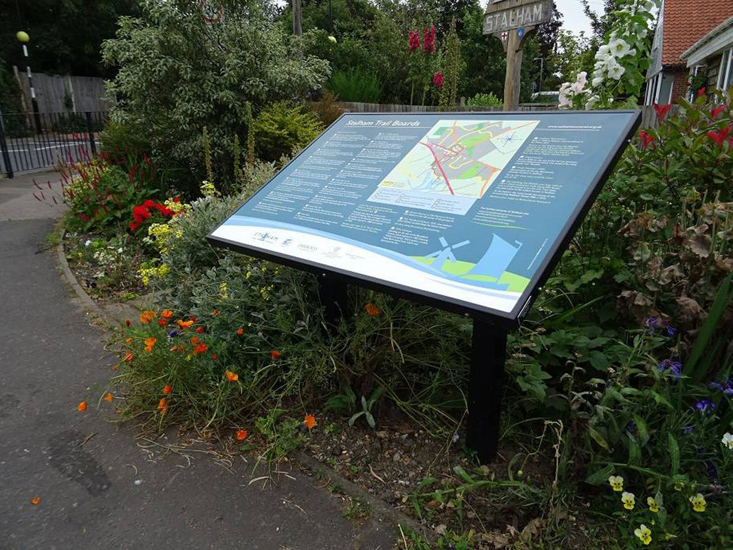 Interpretive signage for heritage trail - Stalham | Images
