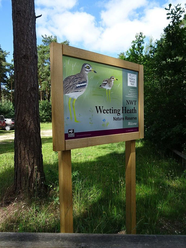 Welcome and interpretation signage for nature reserve | Images