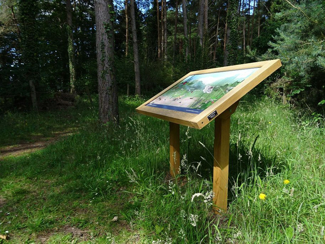 Welcome and interpretation signage for nature reserve | Images